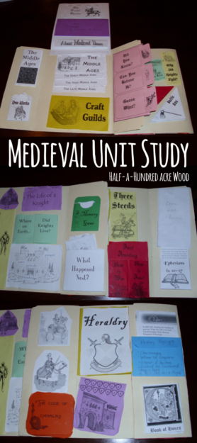 Medieval Unit Study: Lapbooks, Crafts, and Activities : Half a Hundred ...