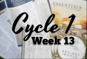 Classical Conversations Cycle 1 Week 13 Resources : Half a Hundred Acre ...