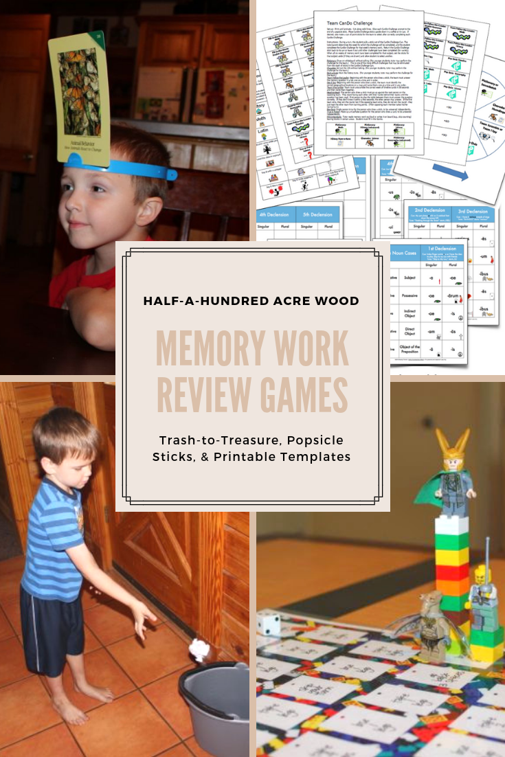 Trash to Treasure {and other simple} Review Games : Half a Hundred Acre ...