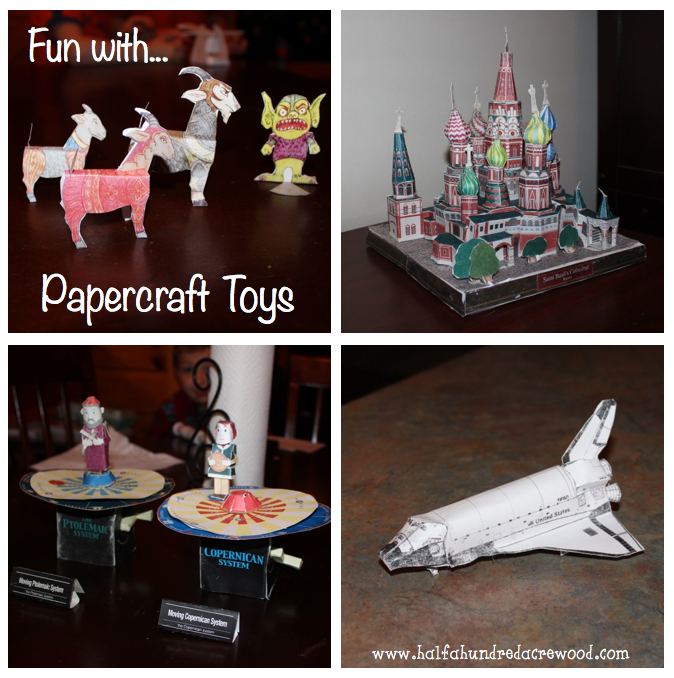 PaperCraft Toys and Paper Models : Half a Hundred Acre Wood