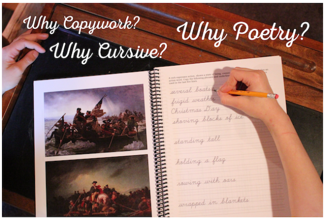 Why Cursive? Why Copywork? Why Poetry? : Half a Hundred Acre Wood
