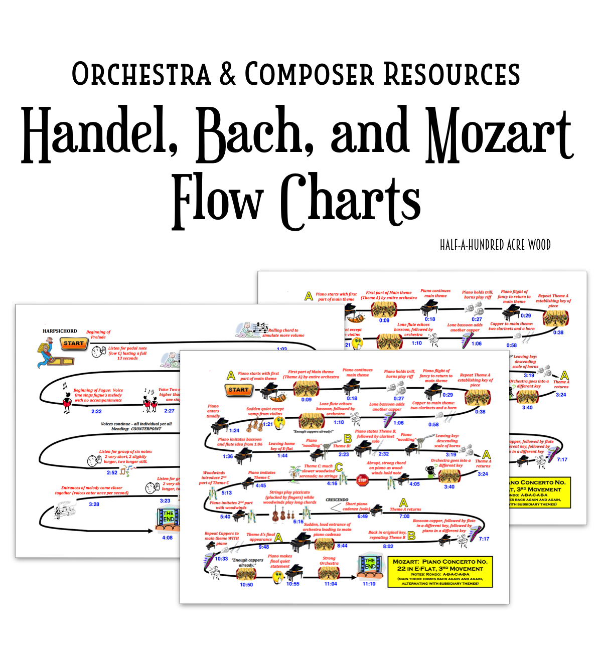 Orchestra & Famous Composers : Half a Hundred Acre Wood