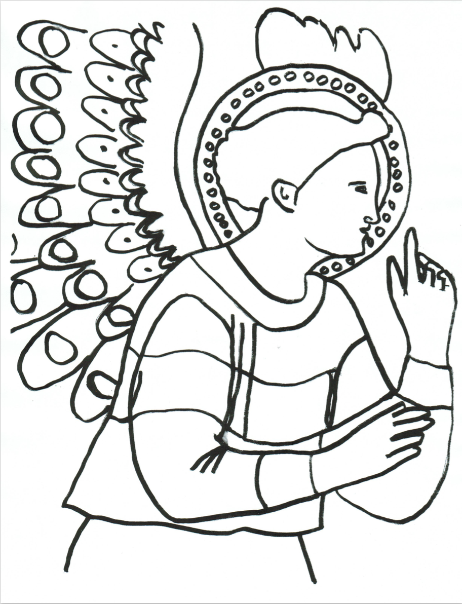 Great Artist Coloring Pages : Half a Hundred Acre Wood