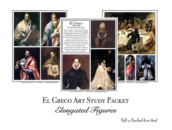 El Greco Art Project: Stretch-a-Snowman : Half a Hundred Acre Wood