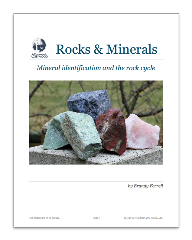 Mineral Identification Stations & Flowchart : Half a Hundred Acre Wood