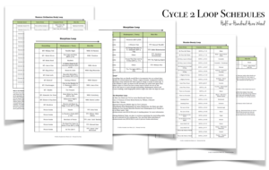 Cycle 2 Reading Plans & Loop Schedules : Half a Hundred Acre Wood
