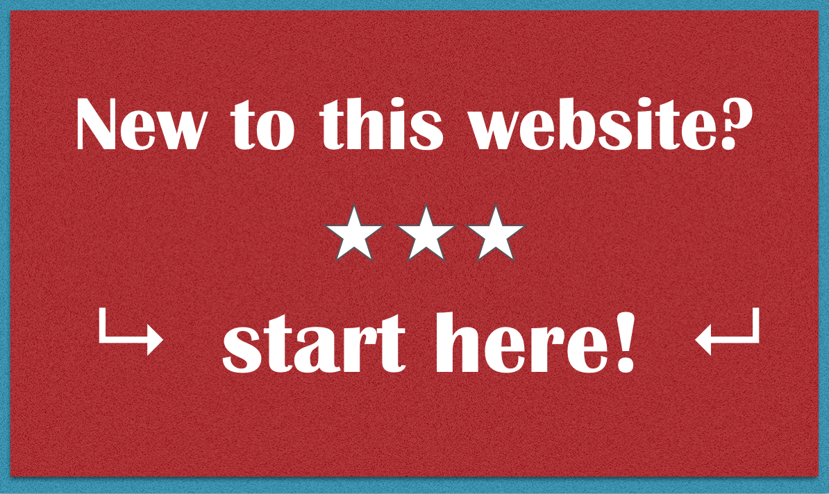 New to this website? Start here! : Half a Hundred Acre Wood