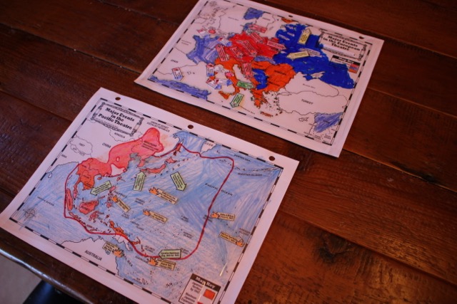 Studying World War II: Maps, Timelines, Projects : Half a Hundred Acre Wood