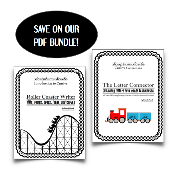 Letter Connector: Making Cursive Connections : Half a Hundred Acre Wood