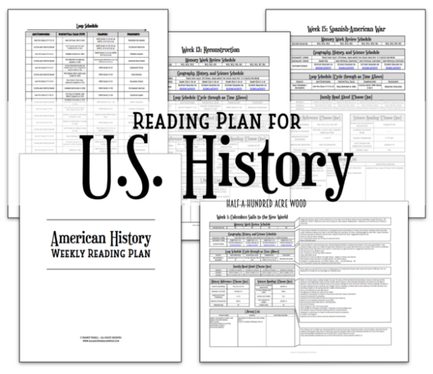 American History CC Cycle 3 Reading Plans : Half a Hundred Acre Wood