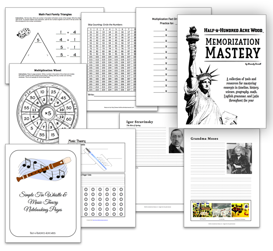 Memorization Mastery by Half-a-Hundred Acre Wood : Half a Hundred Acre Wood