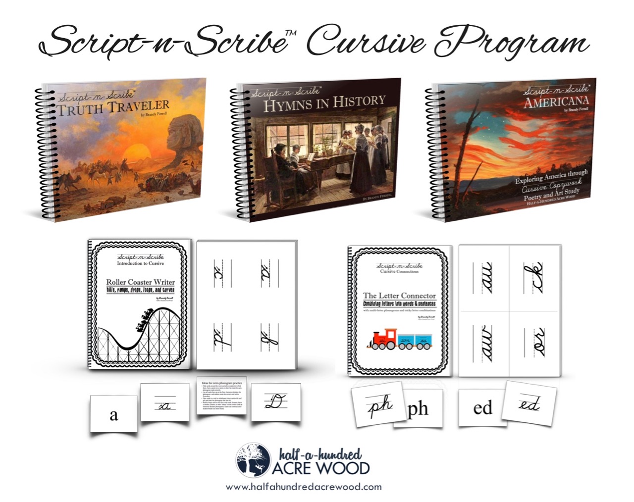 Script-n-Scribe Cursive Program by Half-a-Hundred Acre Wood : Half a ...