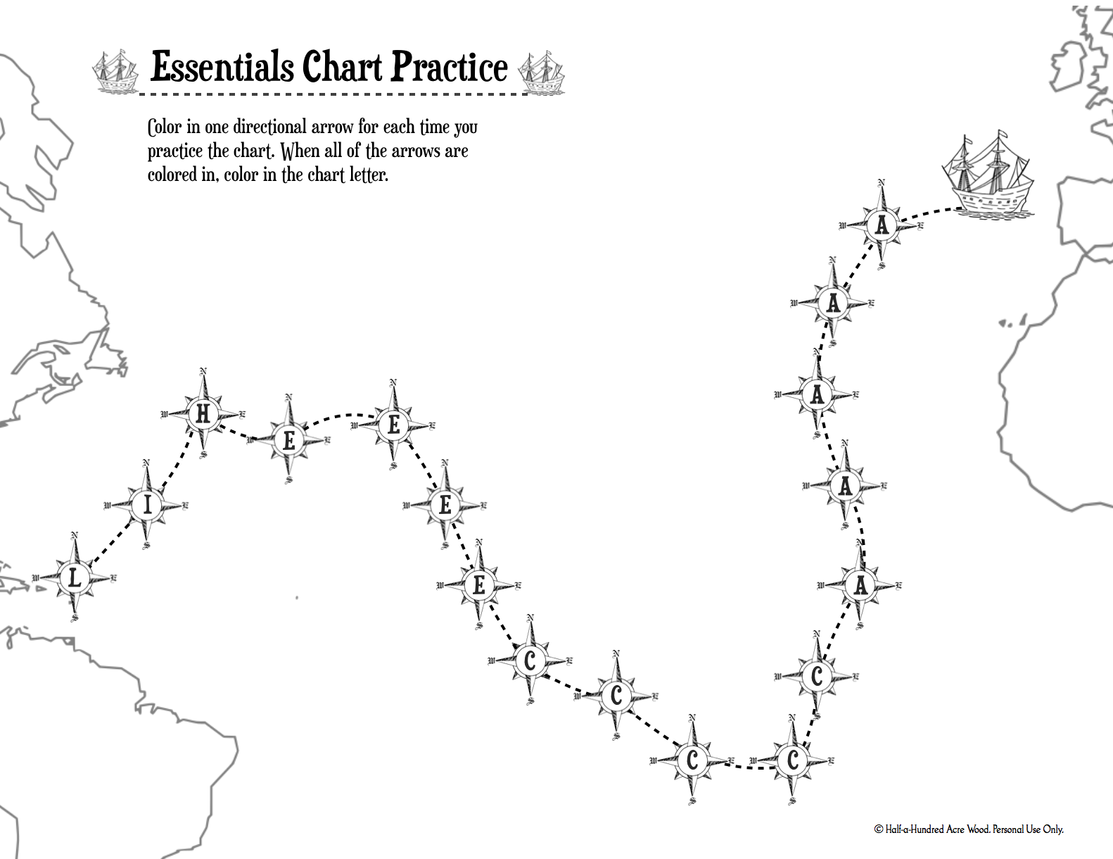 Memory Work Tracking Charts : Half a Hundred Acre Wood