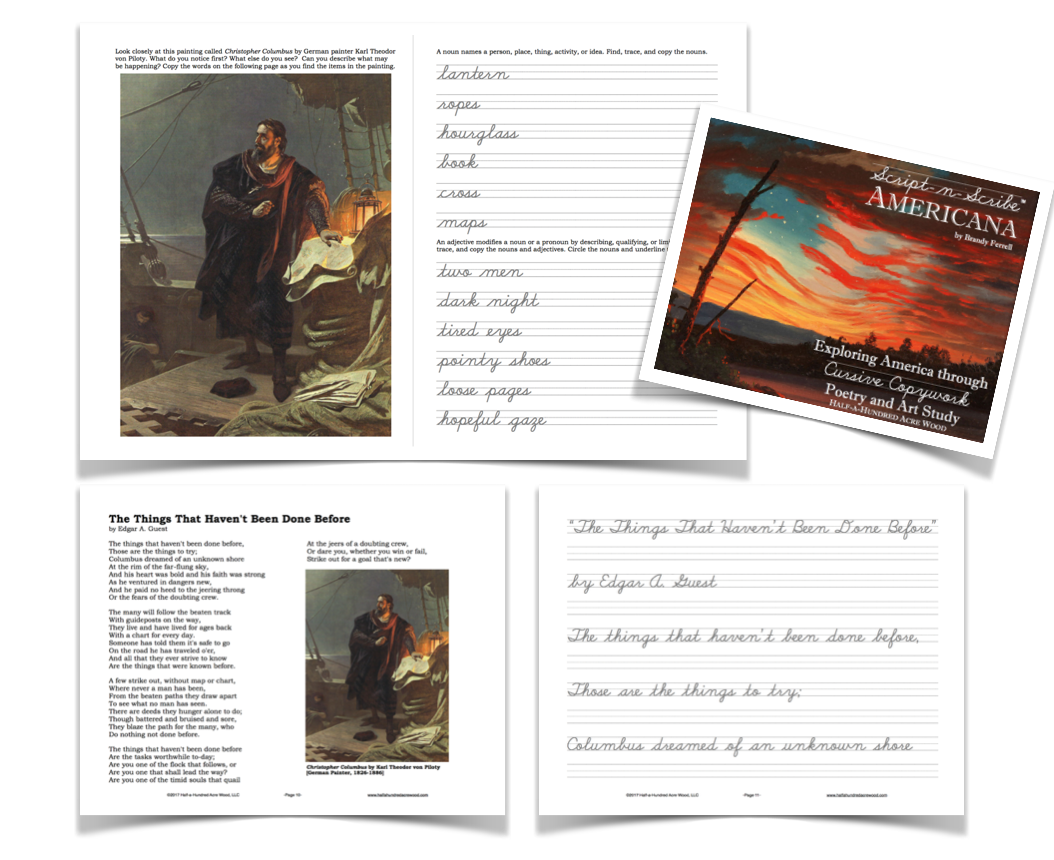 Script-n-Scribe Americana: American Art and Poetry Study through ...