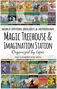 World History Magic Tree House & Imagination Station Book List : Half a ...