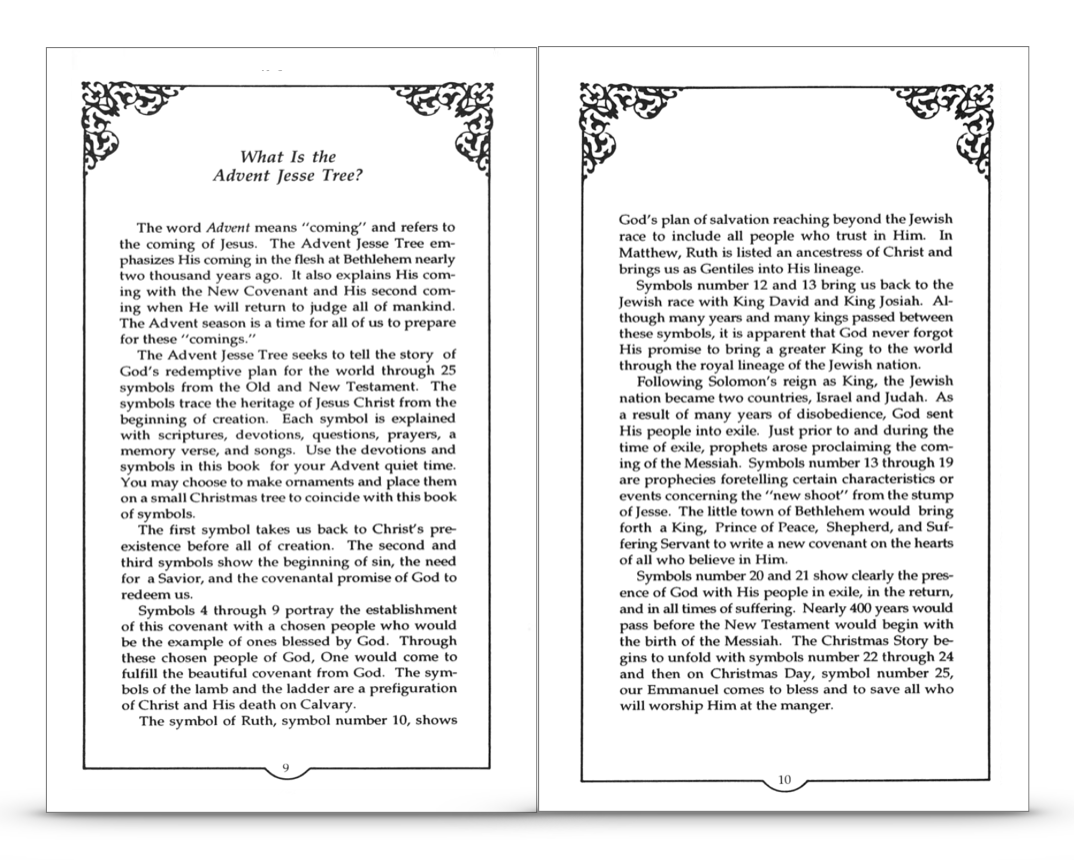 Advent Jesse Tree Devotions and Ornaments : Half a Hundred Acre Wood