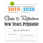 New Years Printable: Goals & Reflections : Half a Hundred Acre Wood
