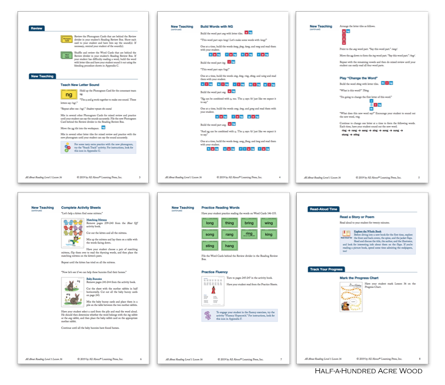 The Reading Program that Works : Half a Hundred Acre Wood