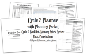 CC Cycle 2 Planners : Half a Hundred Acre Wood
