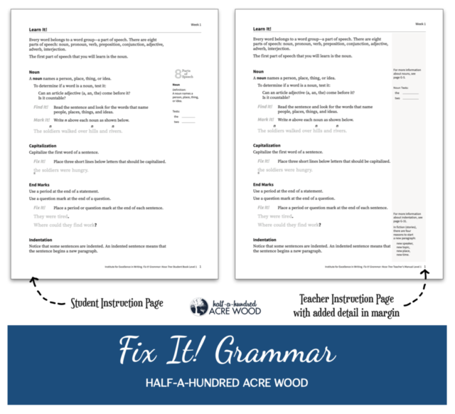 A Charlotte Mason Approach to English Grammar : Half a Hundred Acre Wood