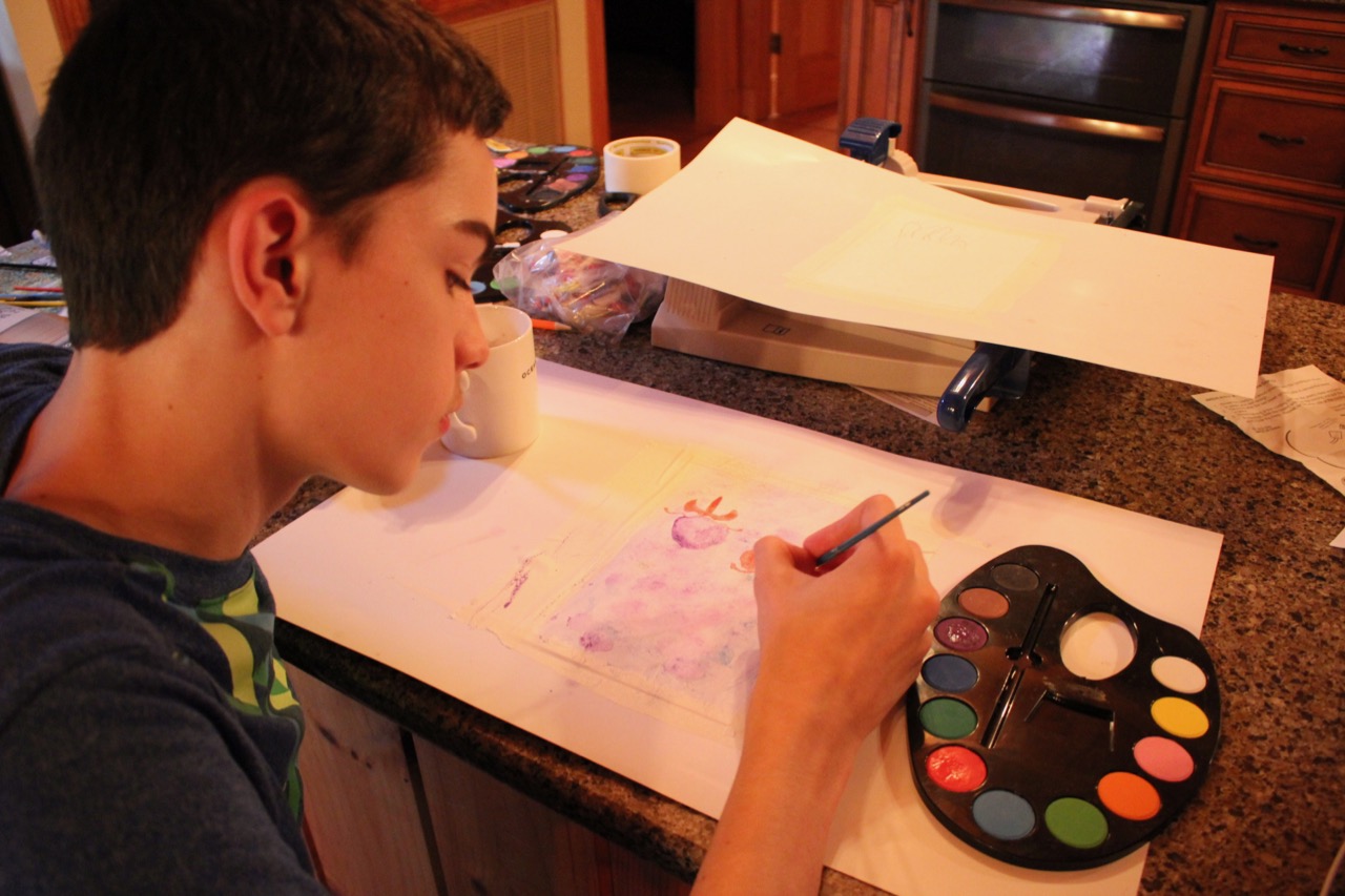 Drawing and Art Project Tutorials : Half a Hundred Acre Wood