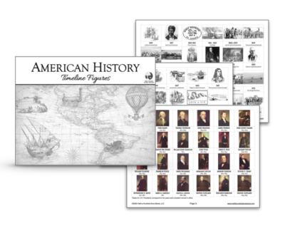 American History Timeline Figures & Timeline Book : Half a Hundred Acre ...