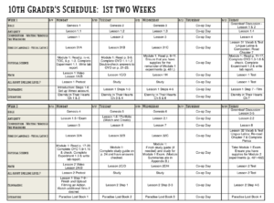 Literature Selections, Curriculum Choices, and Homeschool Schedules ...