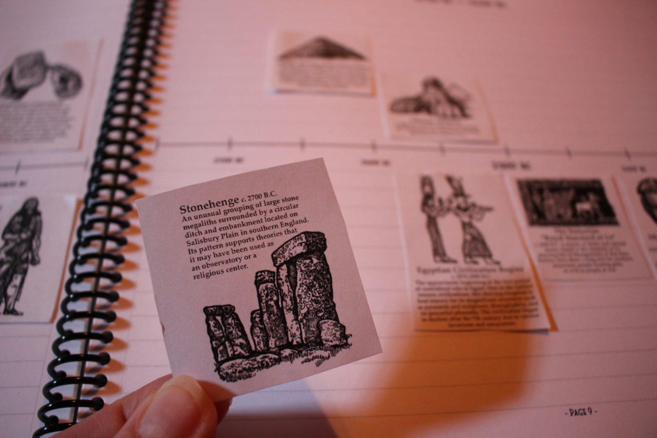 Story of the World Timeline Notebook : Half a Hundred Acre Wood