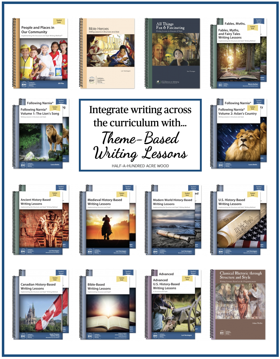 Theme-Based Writing Lessons : Half a Hundred Acre Wood