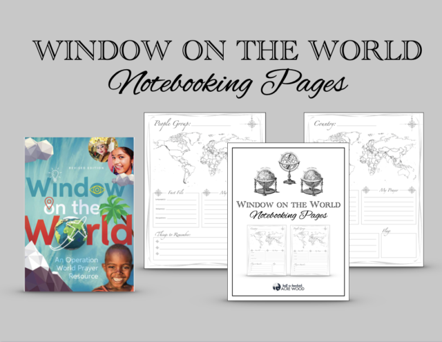 Window on the World Notebooking Pages : Half a Hundred Acre Wood