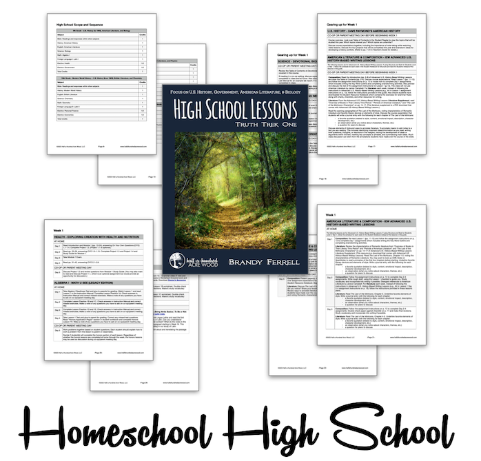 Homeschool High School Lesson Plans: Truth Trek One : Half a Hundred ...