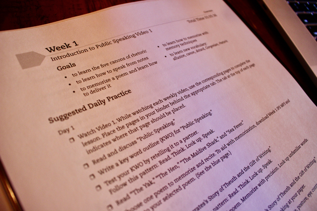 How to Teach Public Speaking : Half a Hundred Acre Wood