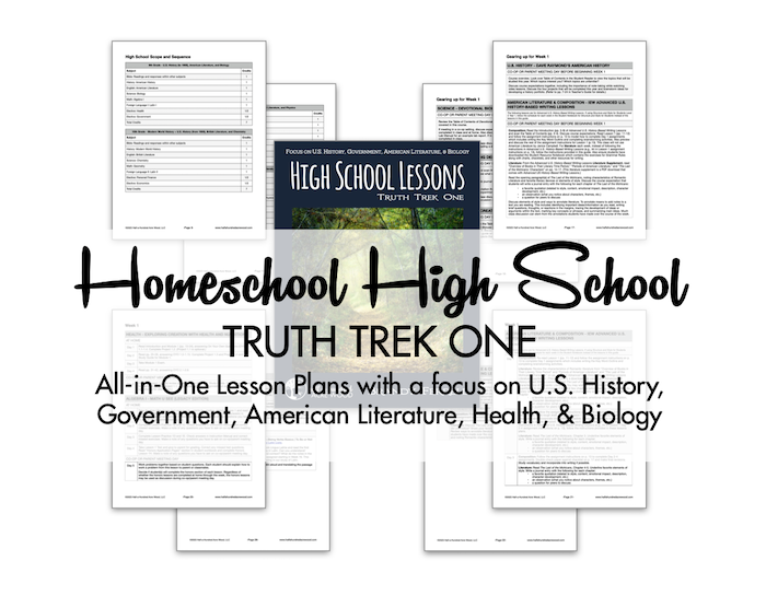 Homeschool High School Lesson Plans: Truth Trek One : Half a Hundred ...