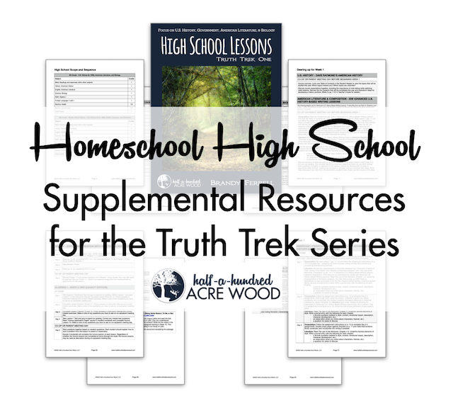 High School Lessons Supplements : Half a Hundred Acre Wood