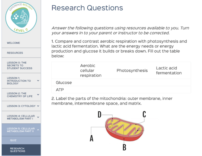 High School Science: Experience Biology : Half a Hundred Acre Wood