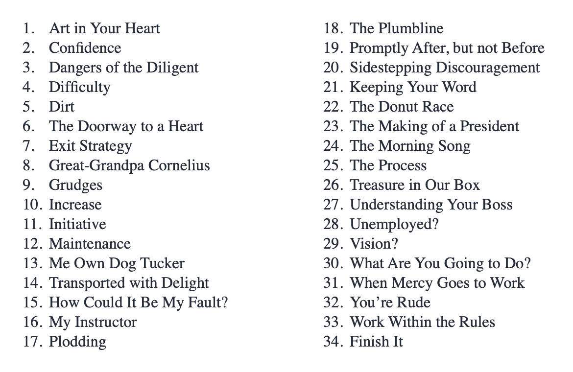 Building Work Ethic in Boys (and Girls) : Half a Hundred Acre Wood