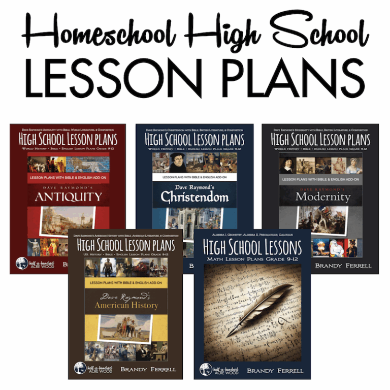 High School Lesson Plans by Subject : Half a Hundred Acre Wood