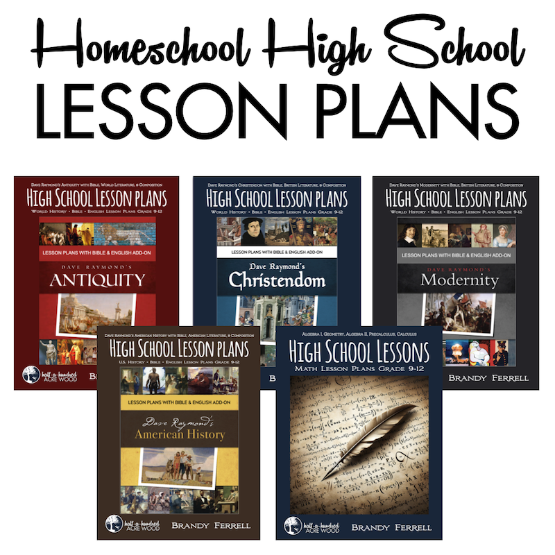 High School Lesson Plans by Subject : Half a Hundred Acre Wood